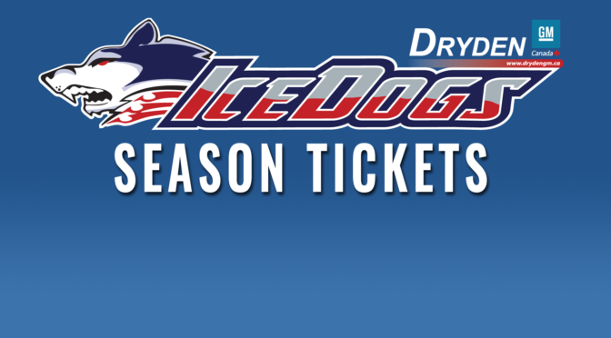 Dryden GM Ice Dogs Season Tickets | Official site of the Dryden GM Ice Dogs